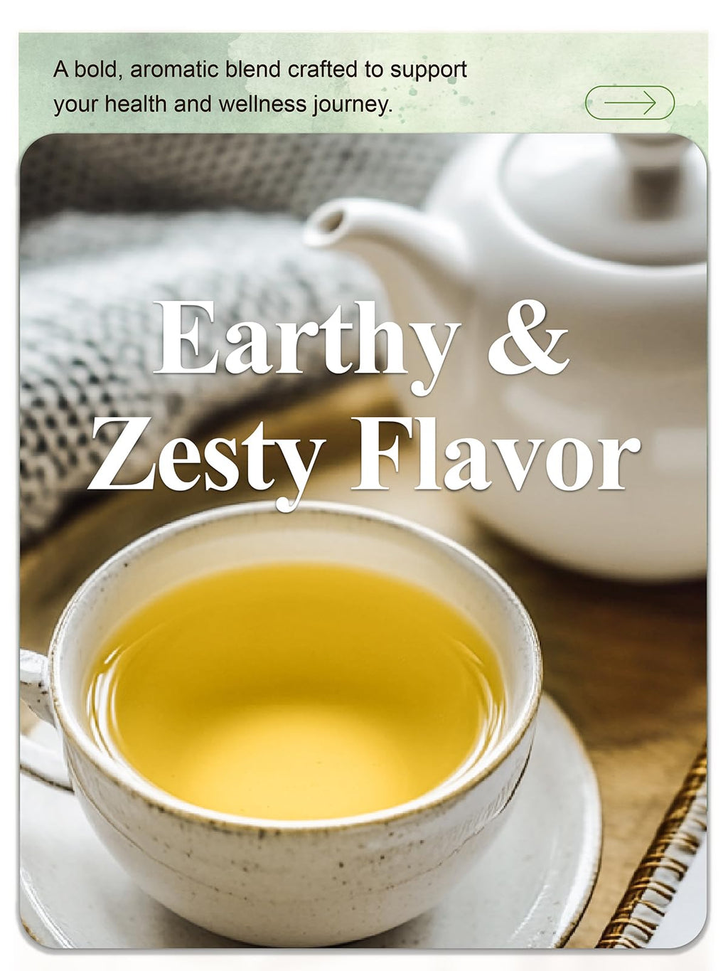 organic ginger tea for wellness