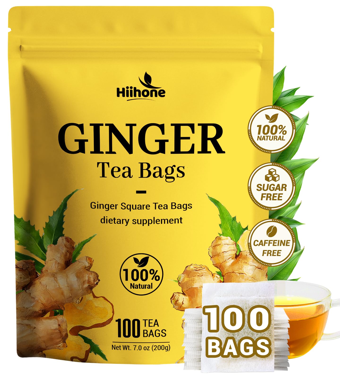 organic ginger tea for wellness