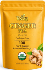 organic ginger tea pyramid bags
