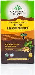 organic ginger tea with lemon