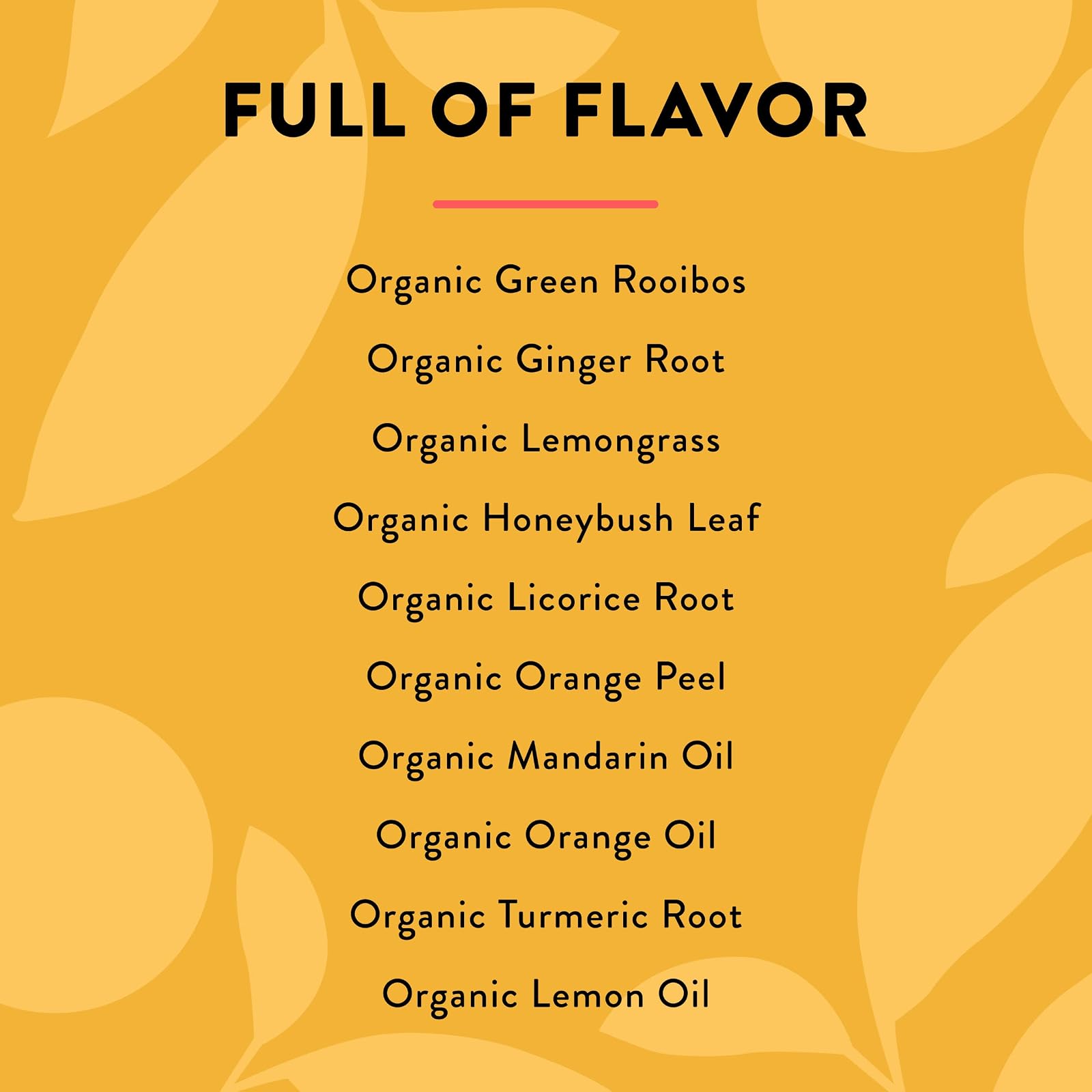 organic ginger tea with vibrant flavour