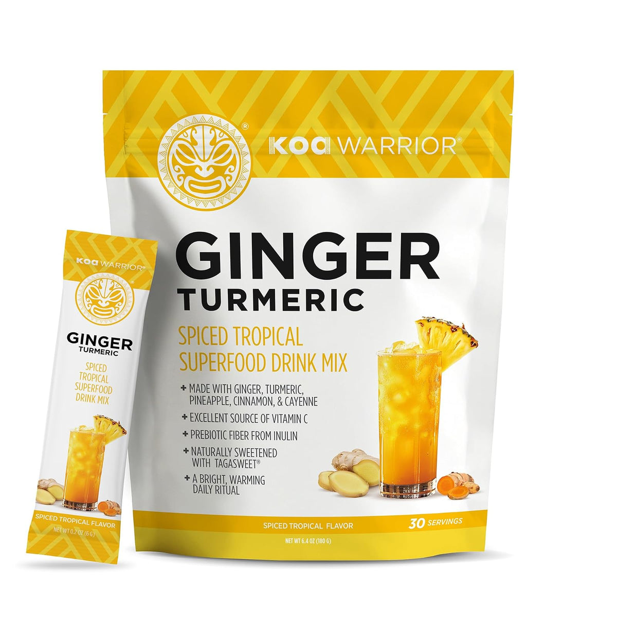 organic ginger turmeric drink mix