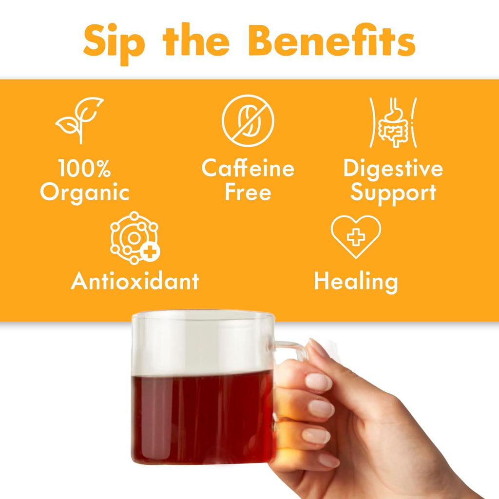 organic ginger turmeric herbal infusion