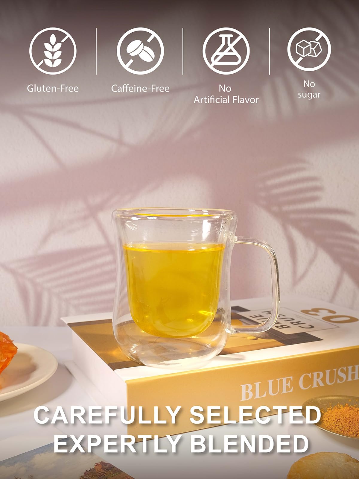 organic ginger turmeric herbal infusion