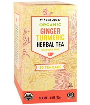 organic ginger turmeric herbal tea bags