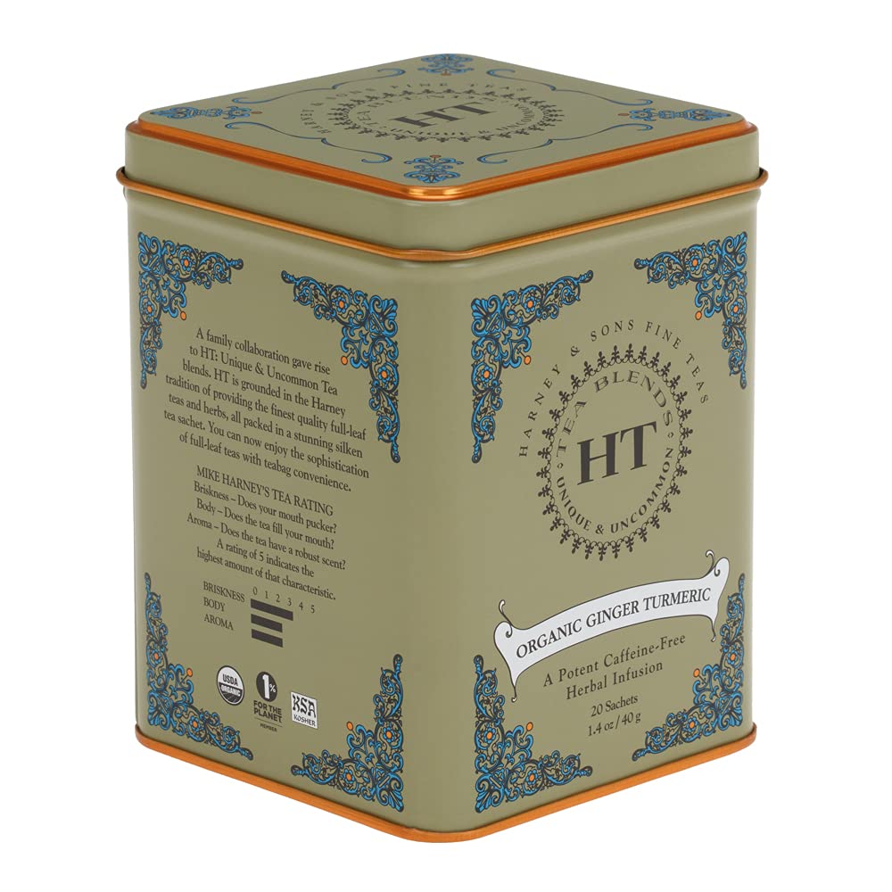 organic ginger turmeric herbal tea