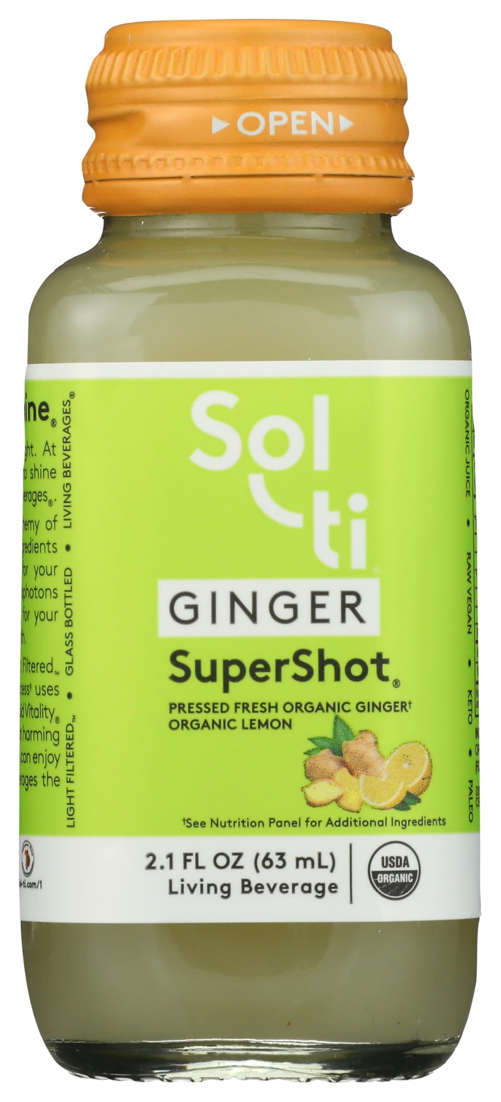 organic ginger wellness shot