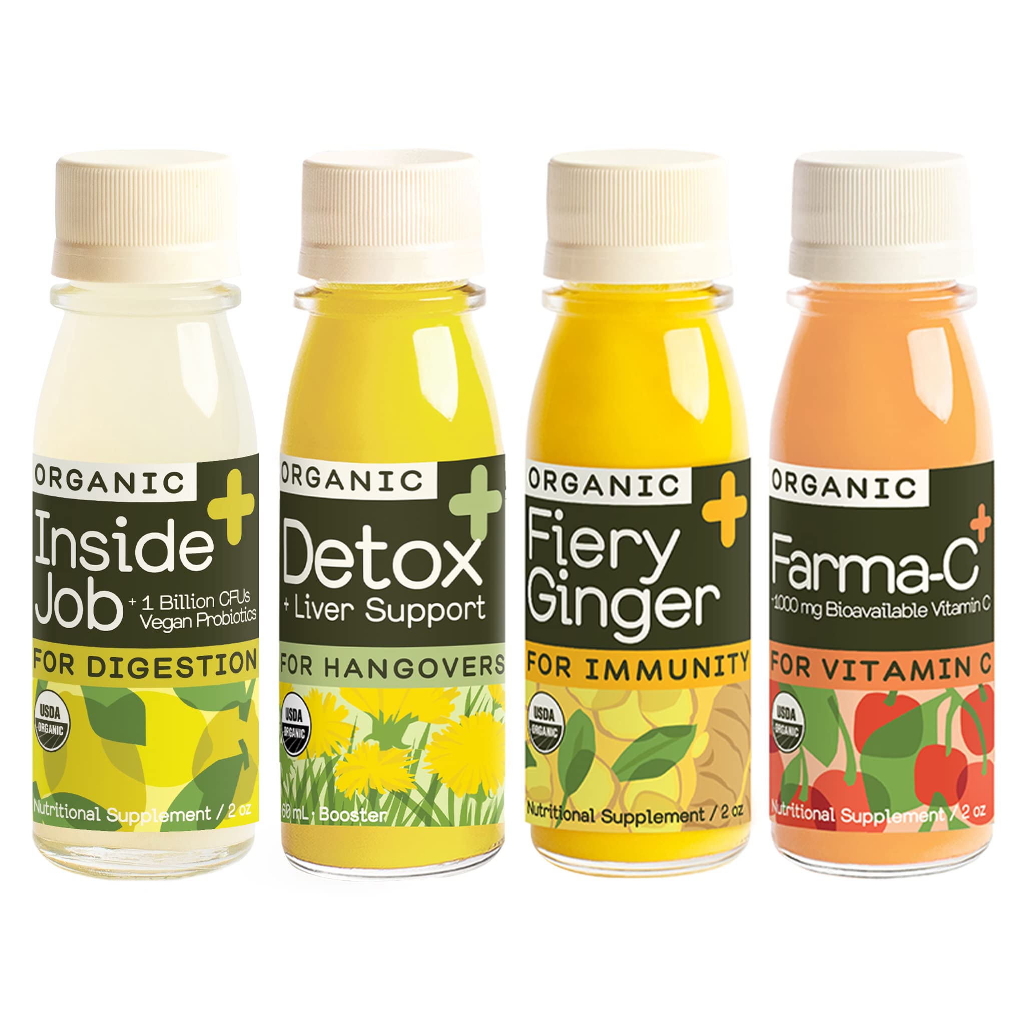 organic ginger wellness shots