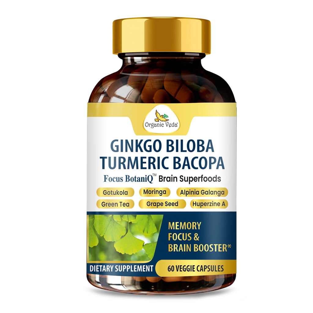 Organic ginkgo biloba cognitive support