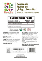 organic Ginkgo Biloba for brain health