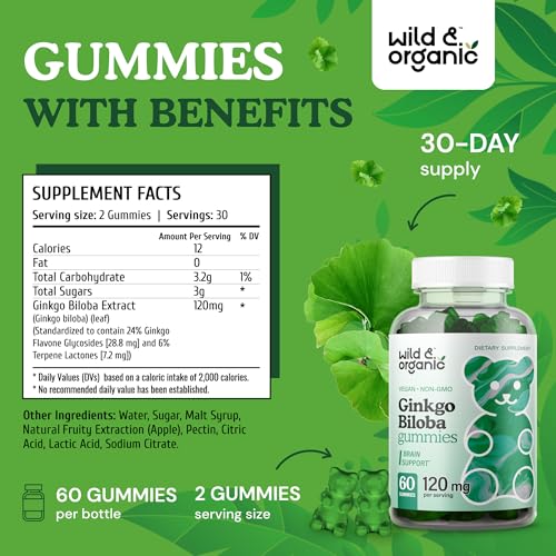organic ginkgo biloba for cognitive support