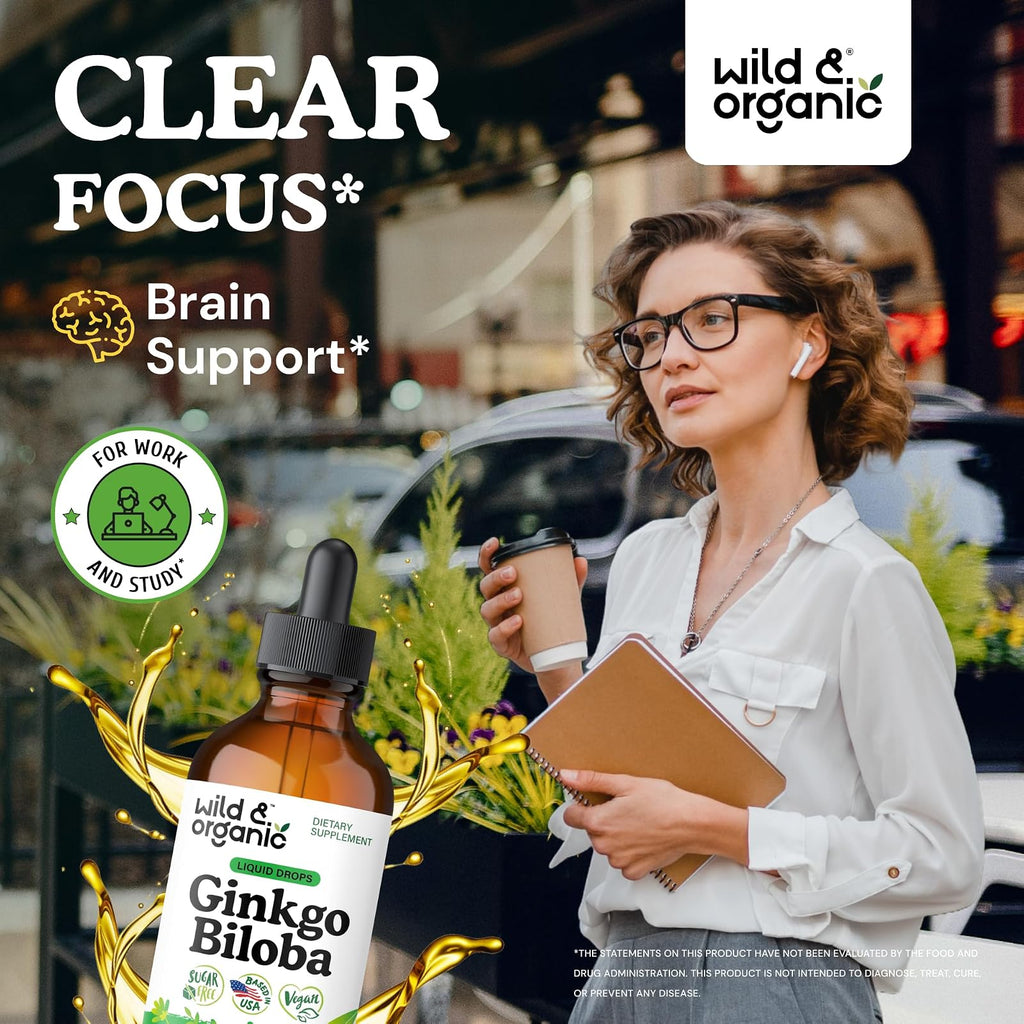 organic ginkgo biloba for enhanced focus