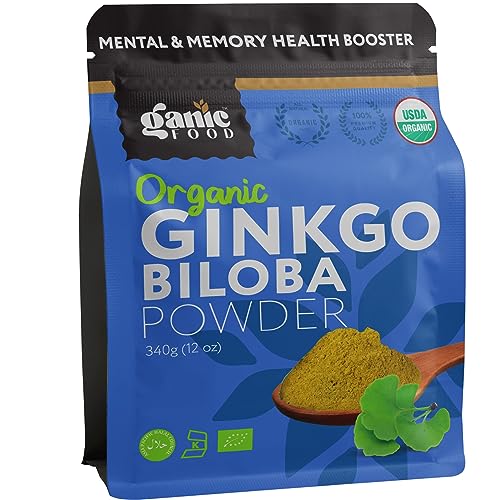 organic ginkgo biloba leaf powder