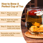 Organic Ginseng Mulberry herbal infusion