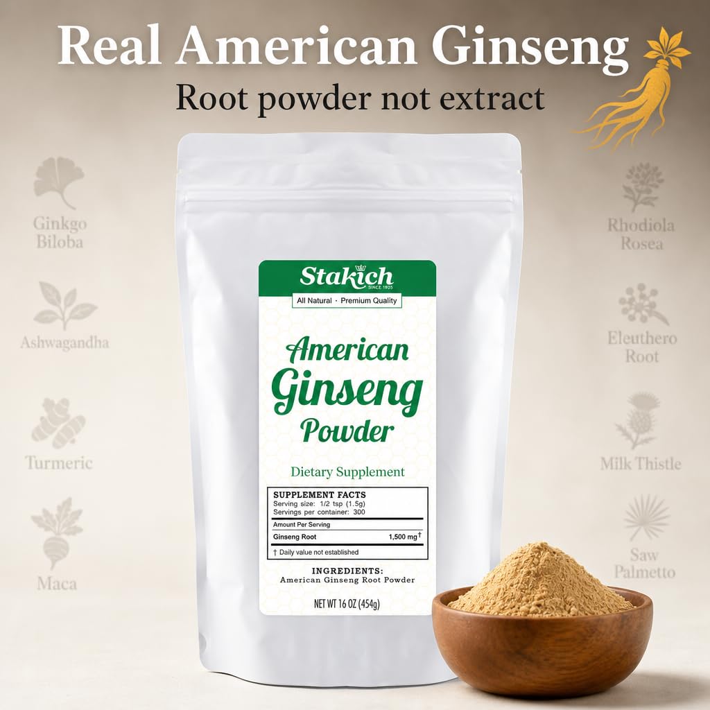 Organic ginseng powder for smoothies