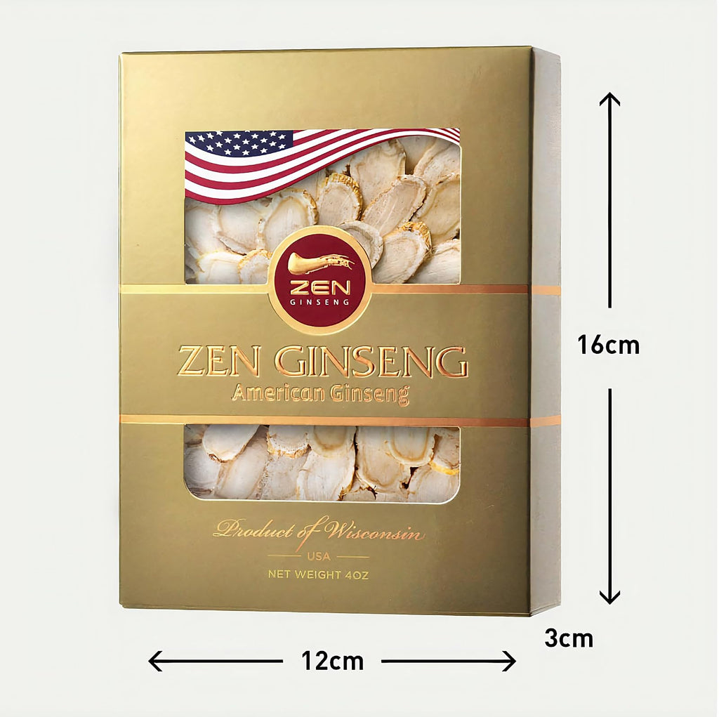 Organic ginseng slices for herbal tea