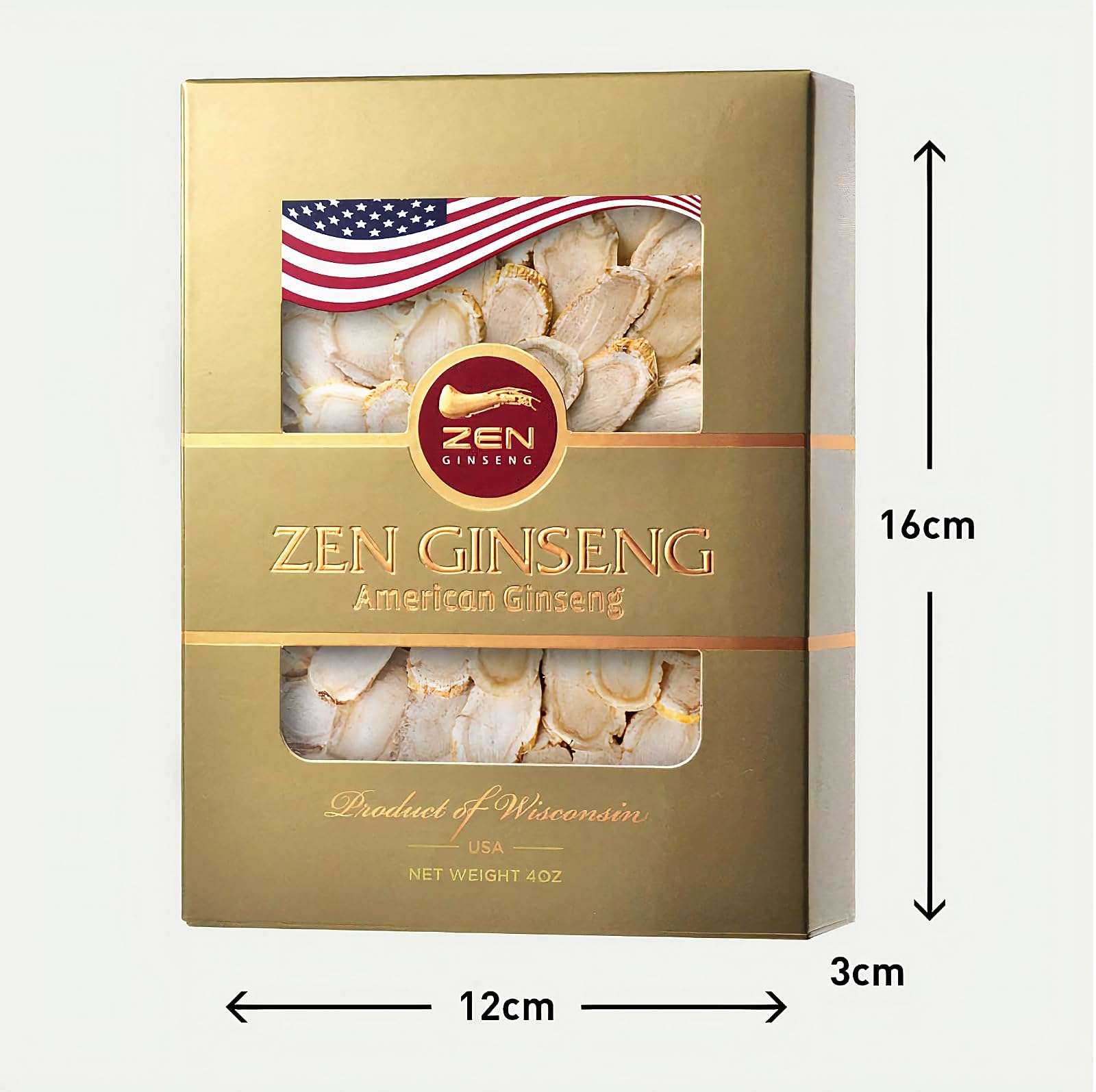 Organic ginseng slices for herbal tea