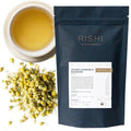 organic golden chamomile tea blossoms