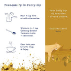 Organic golden turmeric latte blend
