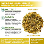 organic goldenrod herbal infusion