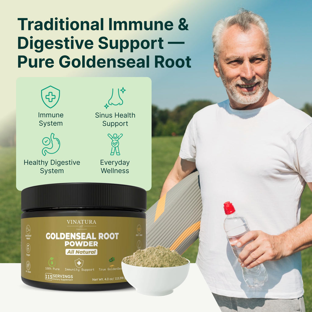 organic goldenseal root for health