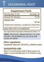 Organic goldenseal root for immune support