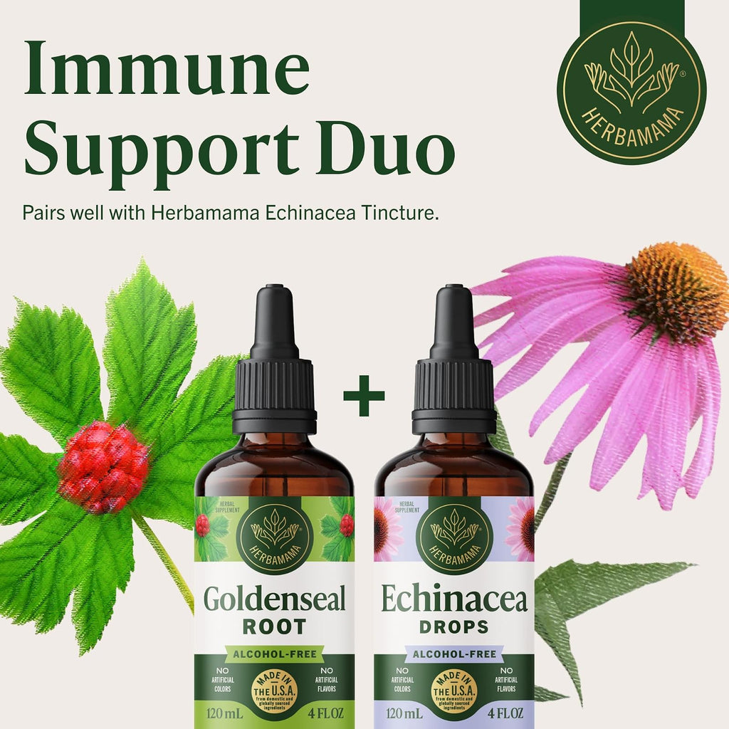 Organic Goldenseal tincture for holistic healing