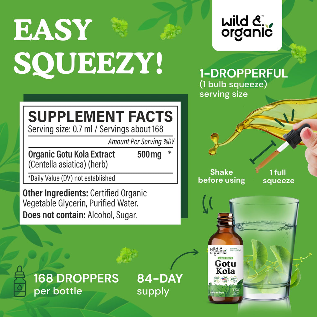 organic gotu kola for enhanced focus