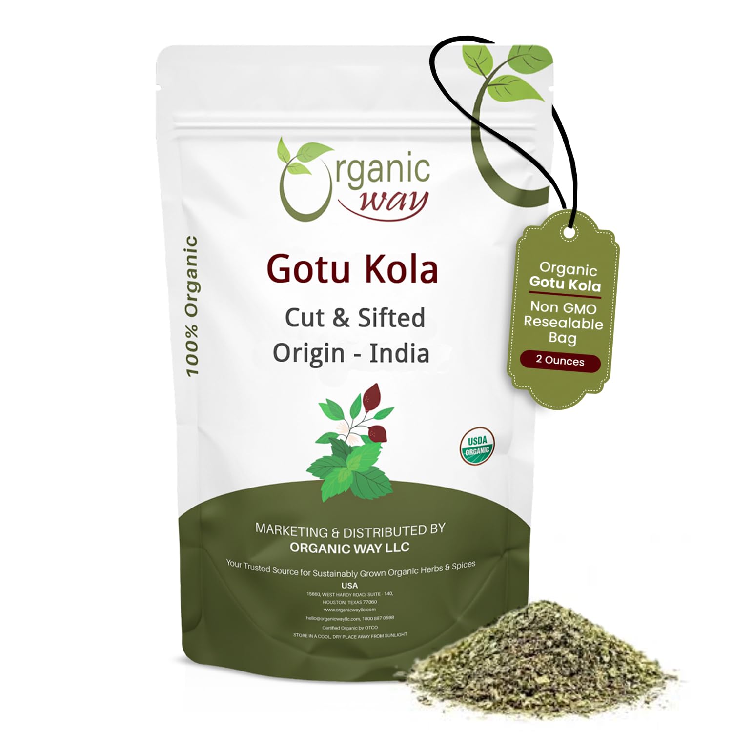 organic gotu kola herbal tea
