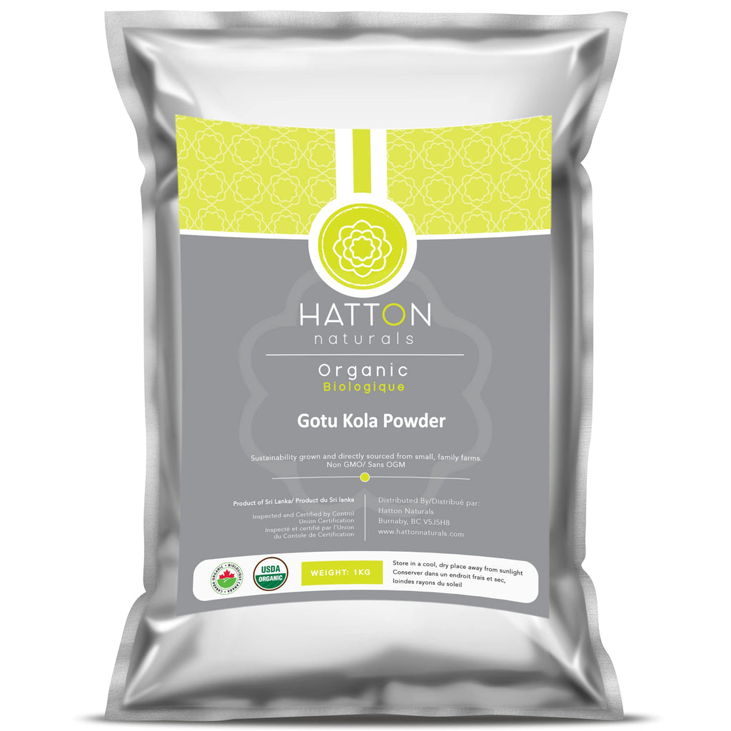 organic gotu kola powder supplement