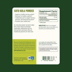 Organic Gotu Kola powder supplement