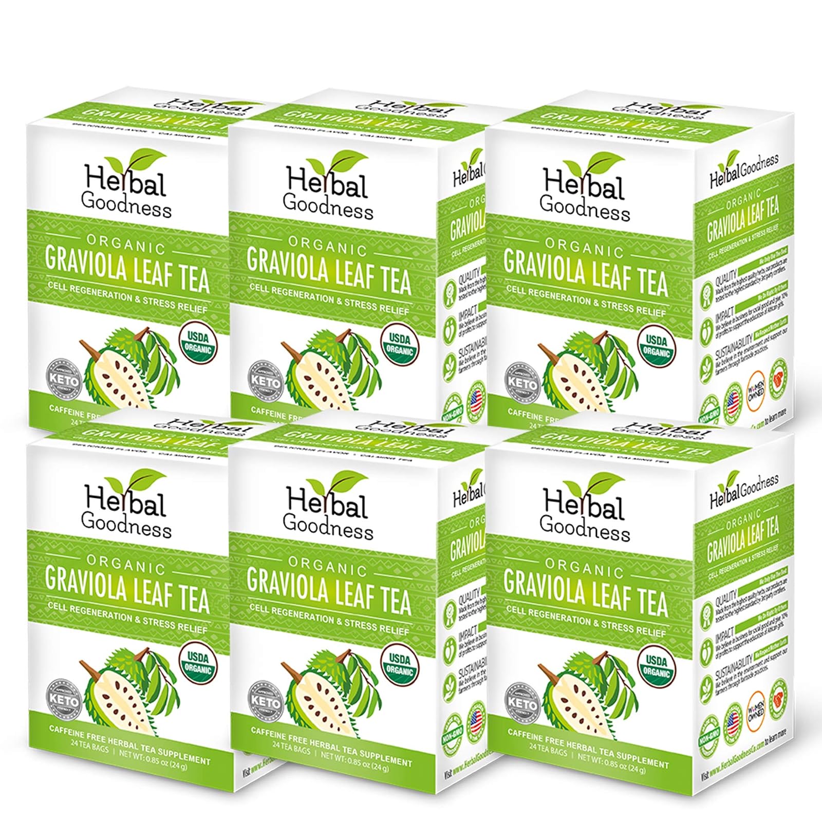 organic graviola leaf tea bags
