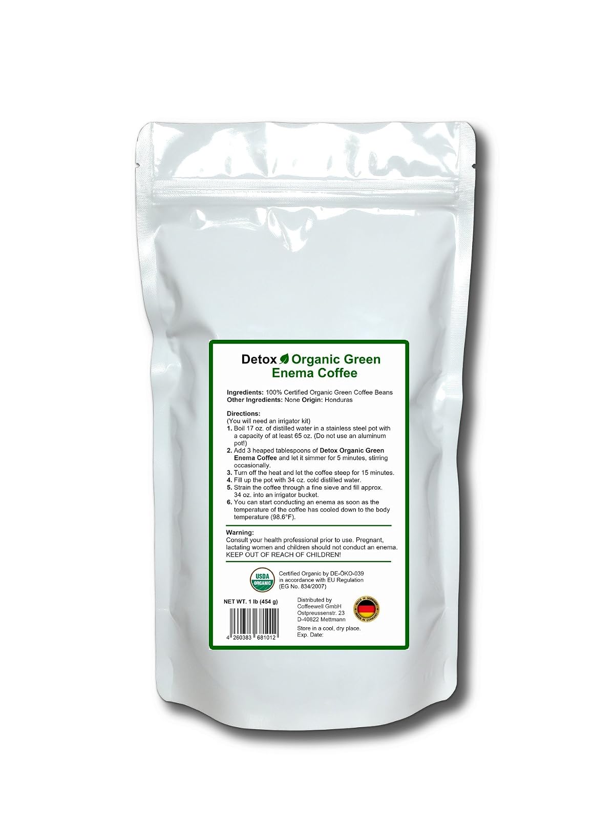 organic green enema coffee benefits
