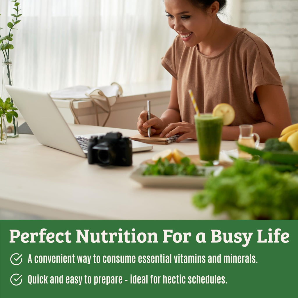 Organic green juice for wellness