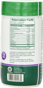 Organic Green Magma tablet nutrition