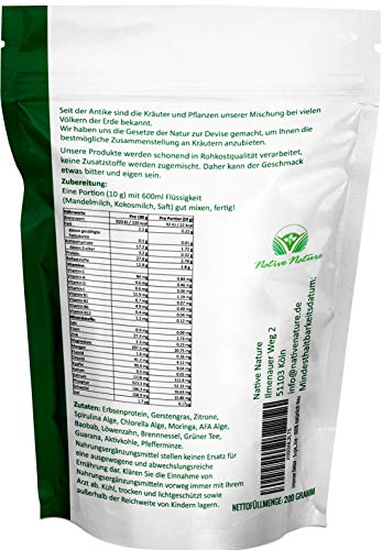 organic green power chlorella blend