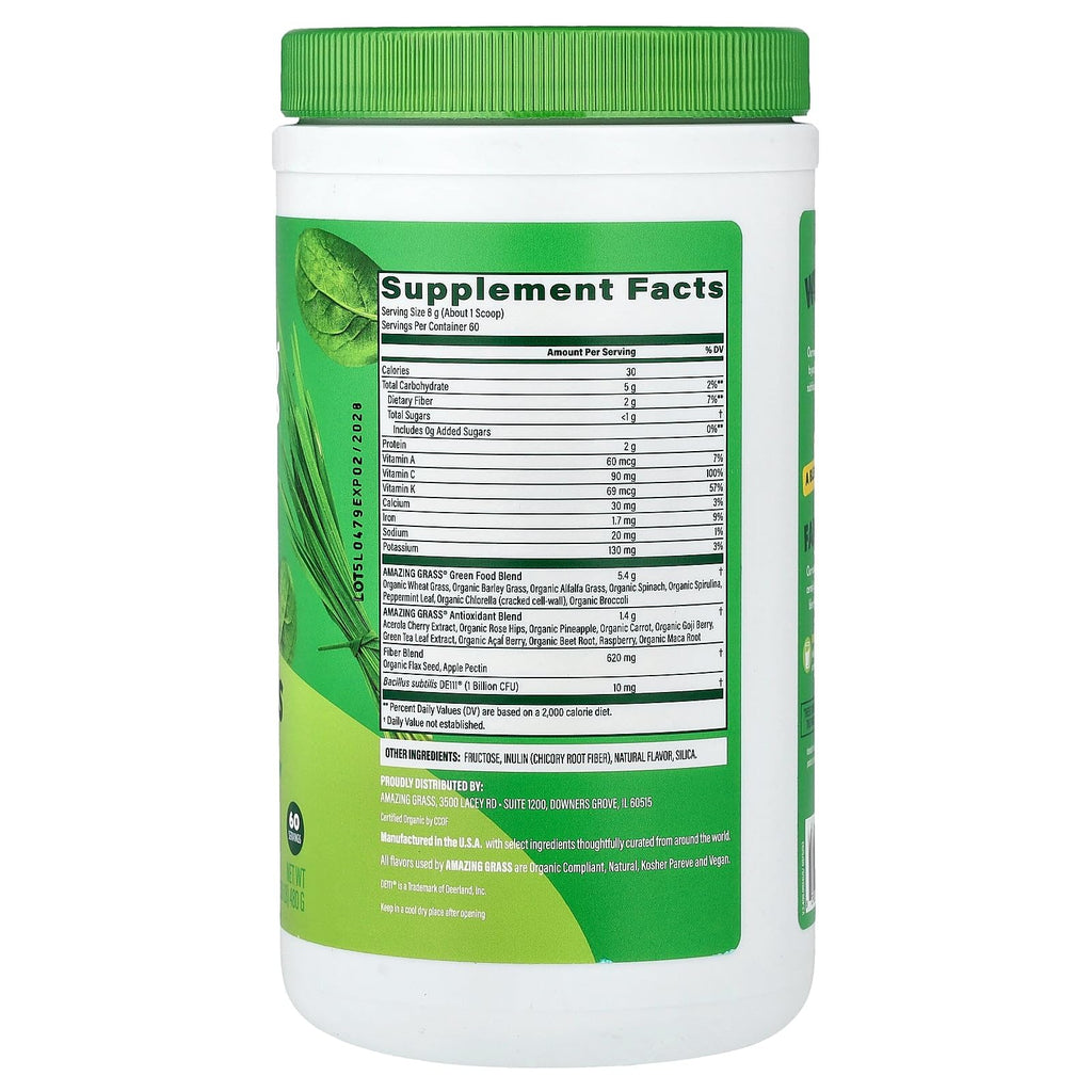 organic green superfood for daily energy