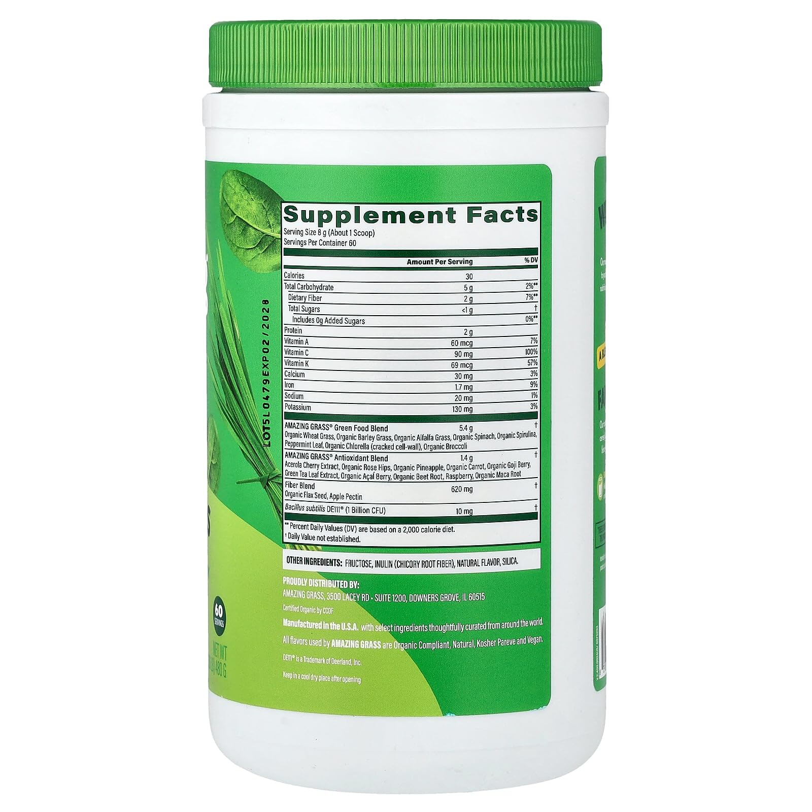 organic green superfood for daily energy