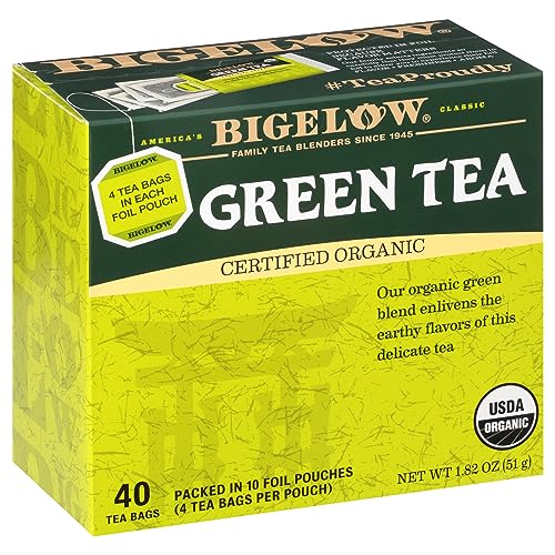 organic green tea bags 40 count