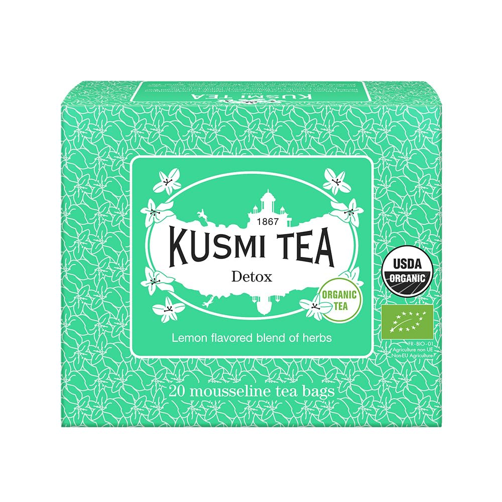 organic green tea bags detox