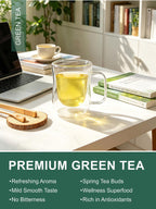 organic green tea bags for energy