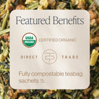 organic green tea bags for wellness