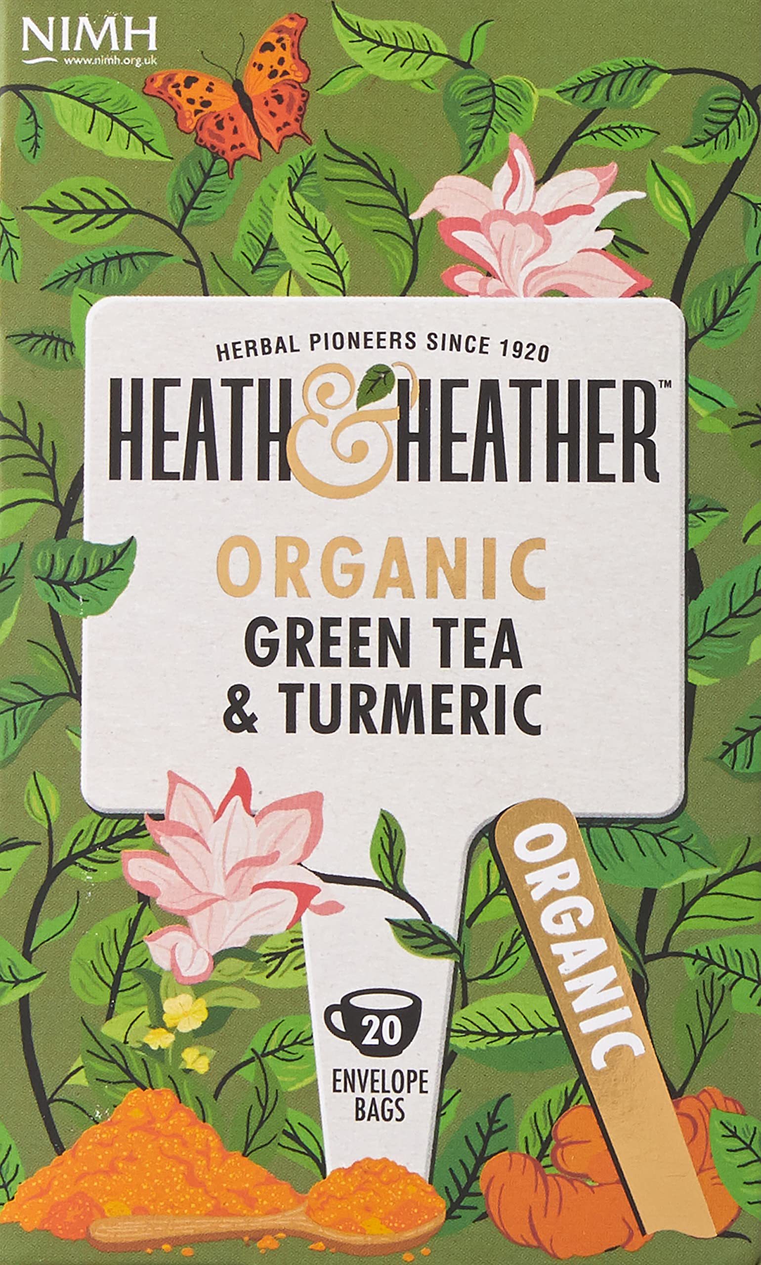organic green tea blend bags