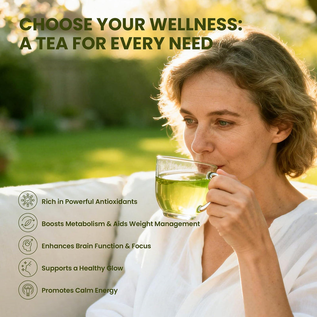 organic green tea for relaxation