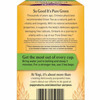 Organic green tea for wellness