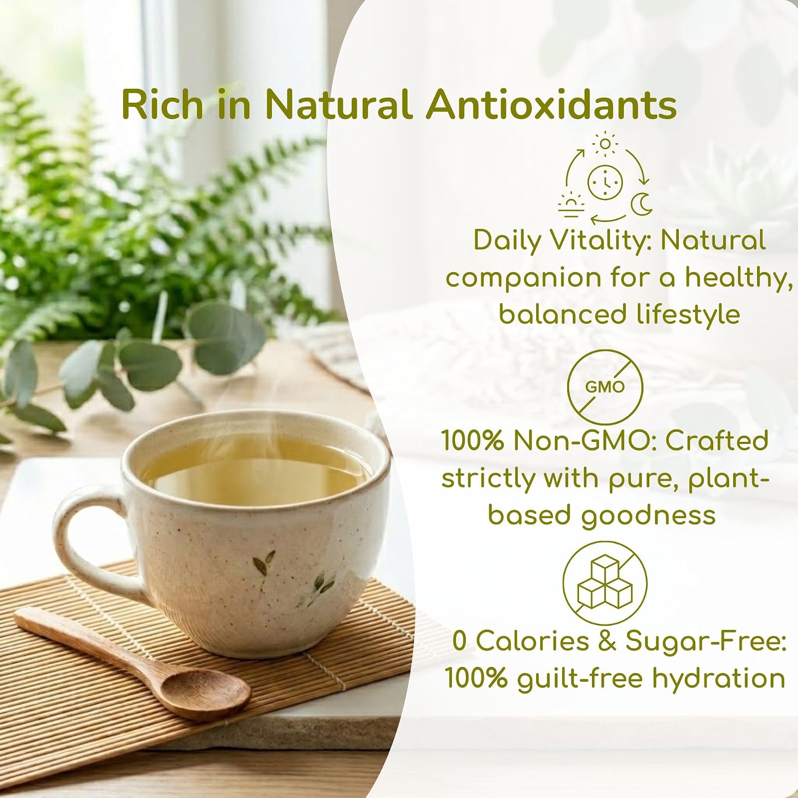 organic green tea for wellness