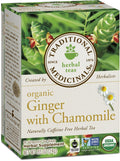Organic green tea ginger bags for wellness