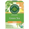 organic green tea ginger bags