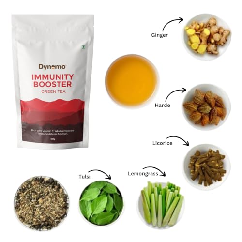 organic green tea in ziplock pouch