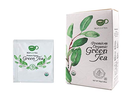 organic green tea pyramid bags